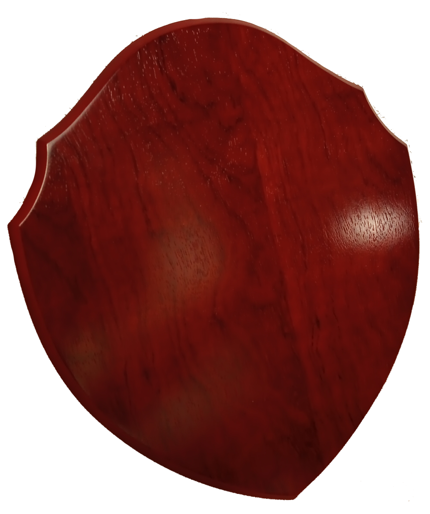 Veneered Shield with Strut - Prime Awards